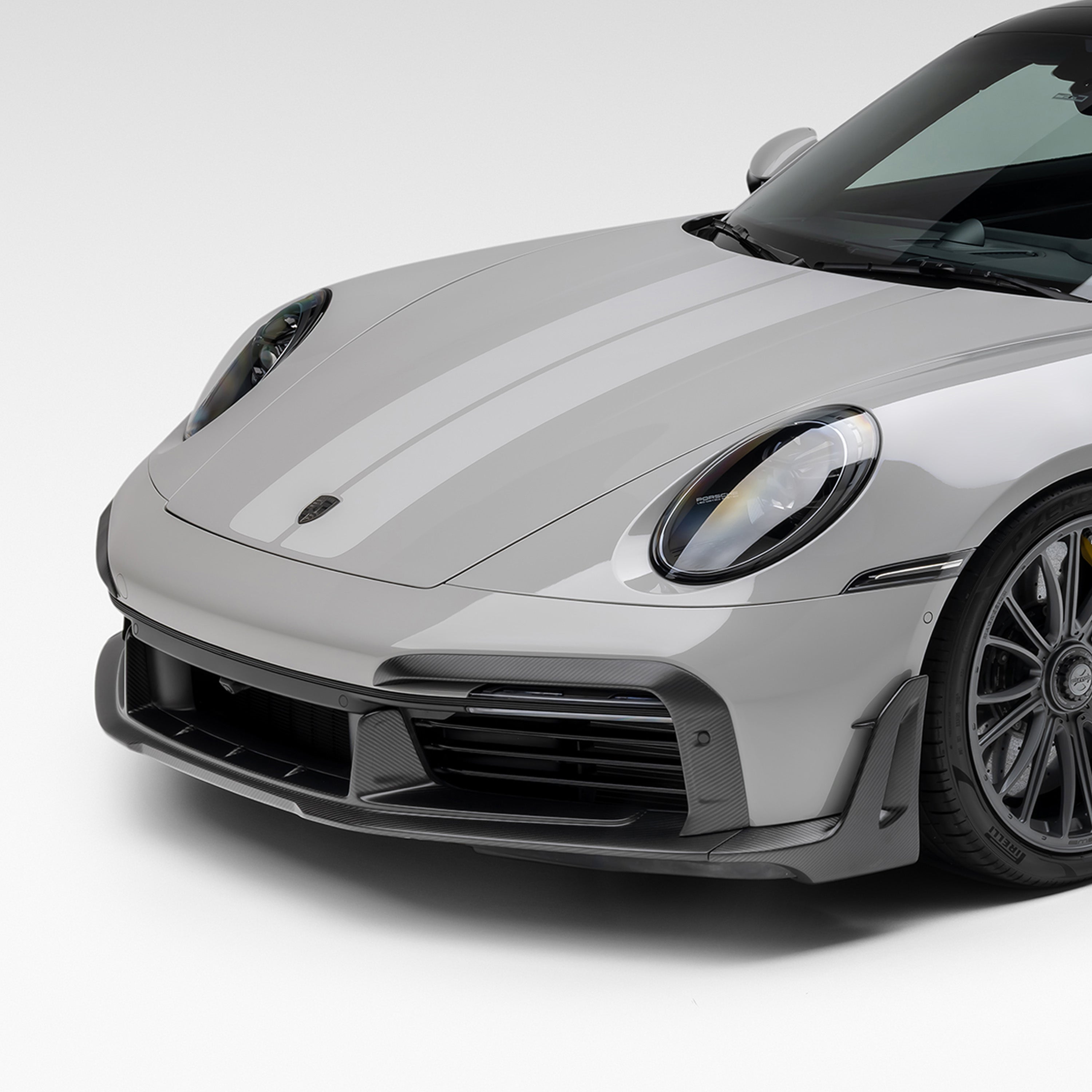 Porsche 992 Turbo S Aero Front Spoiler w/ Winglets | Vorsteiner Wheels