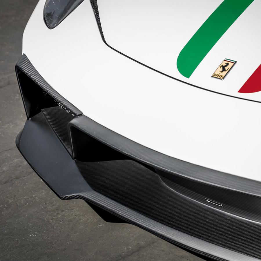 Ferrari 458 Italia VX Carbon Fiber Front Bumper w/ Front Spoiler ...