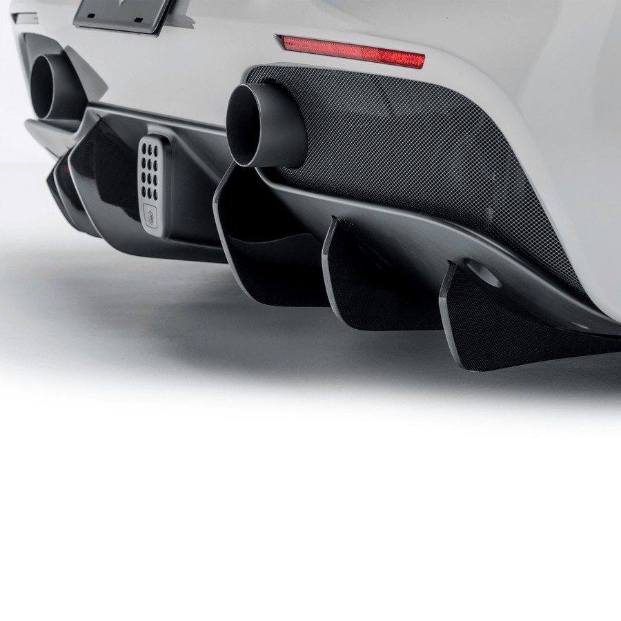 Ferrari 488 Diavolo Carbon Fiber Rear Diffuser Fins (set of 6 ...