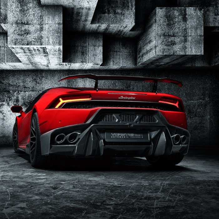 Lamborghini Huracan Novara Edizione Aero Rear Bumper w/ Rear Diffuser ...