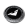 Vorsteiner Aluminum Center Caps - Black with White Logo