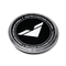 Vorsteiner Aluminum Center Caps - Black with White Logo | Vorsteiner Wheels