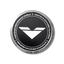 Vorsteiner Aluminum Center Caps - Black with White Logo