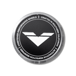 Vorsteiner Aluminum Center Caps - Black with White Logo | Vorsteiner Wheels