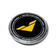 Vorsteiner Aluminum Center Cap - Black with Yellow Logo