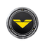Vorsteiner Aluminum Center Cap - Black with Yellow Logo